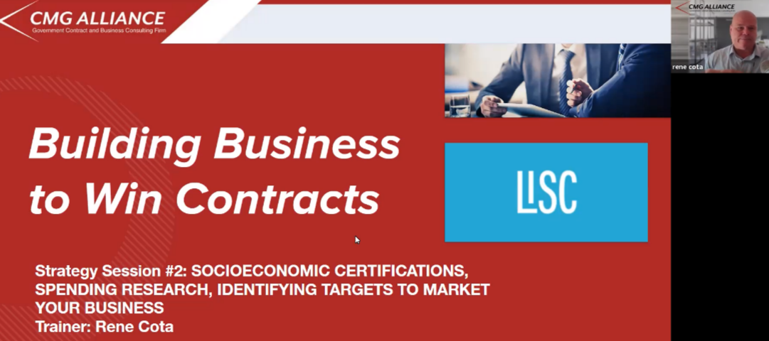 LISC Cohort 1 Recordings – CMG Alliance – Government Contract and ...